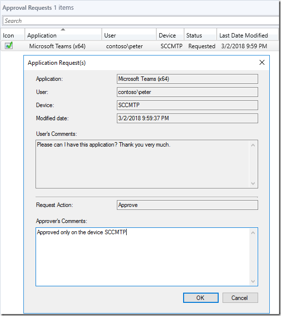 Approve SCCM application requests for users per device–Tech Preview ...