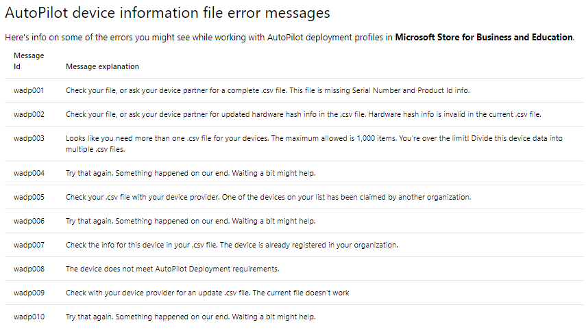 [UPDATED] AutoPilot Error codes and my Global Azure Bootcamp demo ...