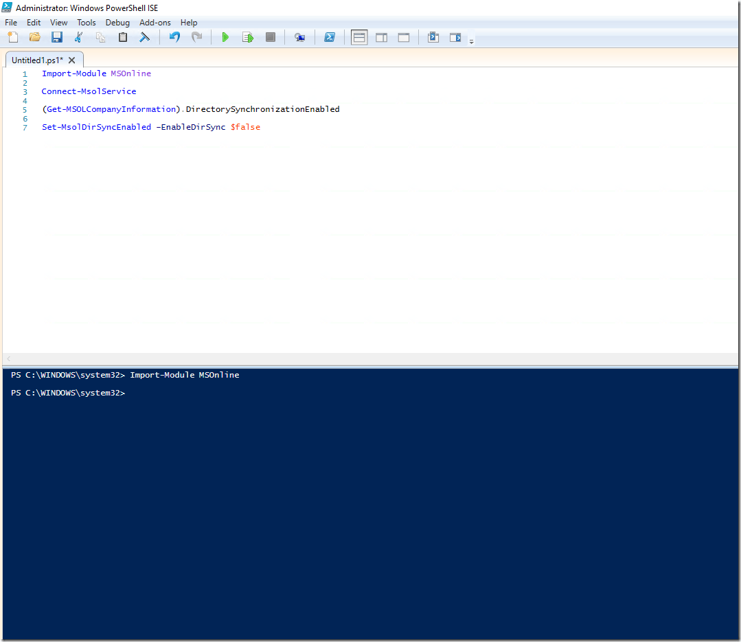 Disable Azure AD Directory Sync without AD Connect | More than patches