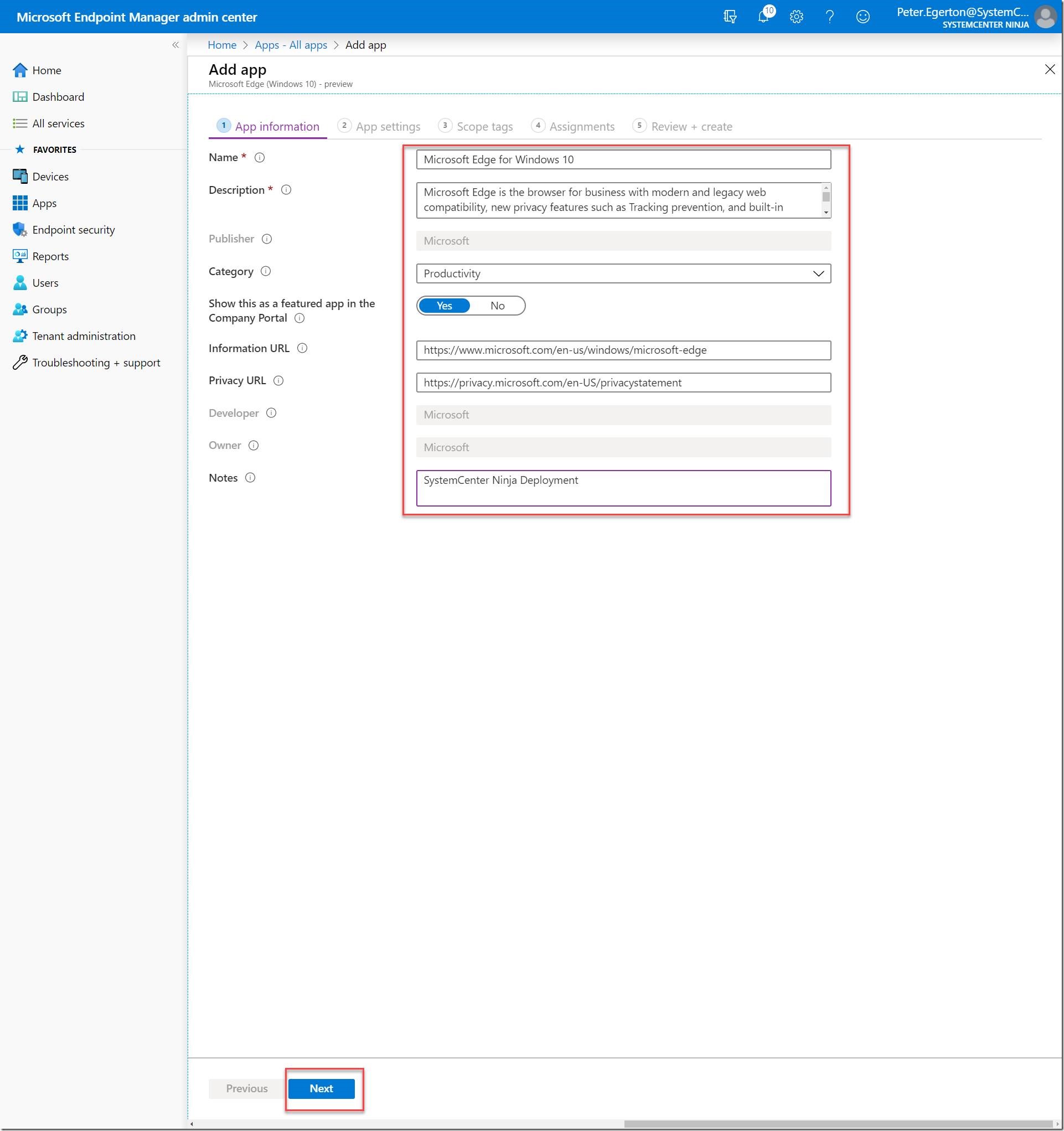 Deploying Microsoft Edge (Chromium version) with Microsoft Intune ...