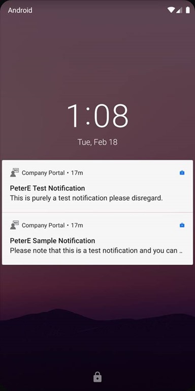 Sending Custom Notifications to mobile devices in Microsoft Endpoint ...