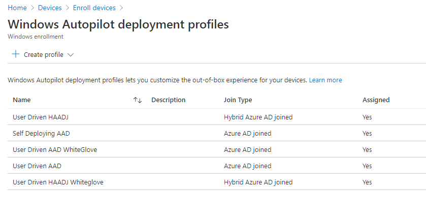 Can I assign multiple Windows Autopilot profiles to one device? | More ...